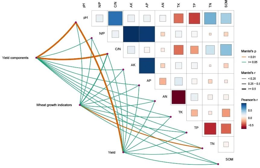 MicrobiomeStatPlots | 蒙特尔检验相关性热图教程Mantel correlation heatmap-CSDN博客