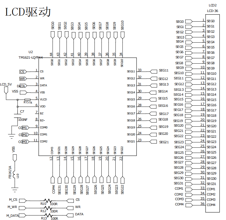 断码屏通用驱动框架设计：支持任意段位映射与平台移植_tm1621驱动-CSDN博客