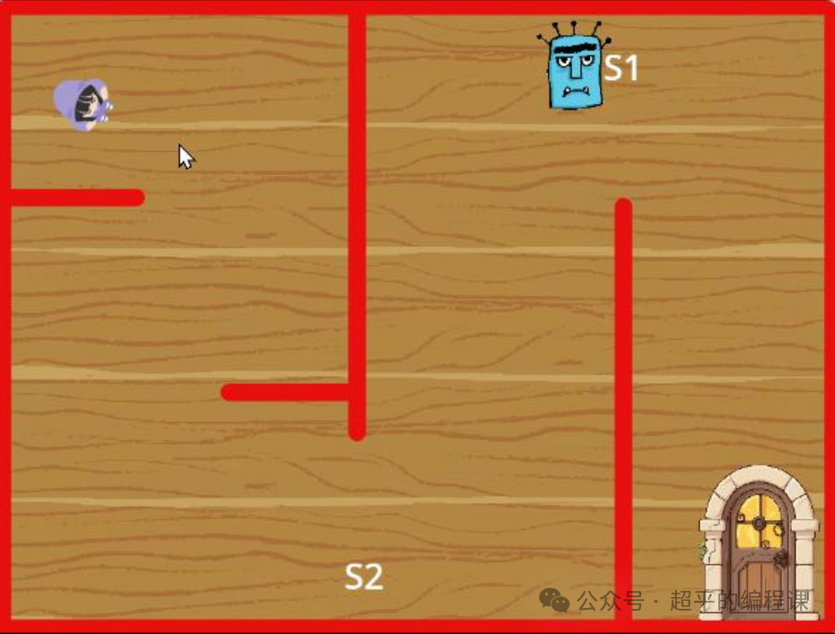 逃出城堡-第16届蓝桥第3次STEMA测评Scratch真题第3题_scratch编程题-CSDN博客