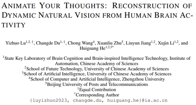 ICLR2025：脑机绘影，中科院自动化所Mind-Animator从大脑信号中解码出动态视频-CSDN博客