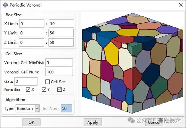 一个好用的Abaqus晶体塑性模型(Voronoi模型)生成插件-V9.0版_voronoi abaqus生成-CSDN博客