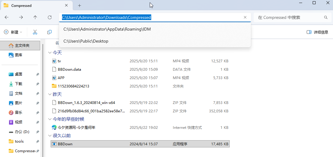 BBDown bilibili视频下载软件 B站视频下载器使用教程-CSDN博客