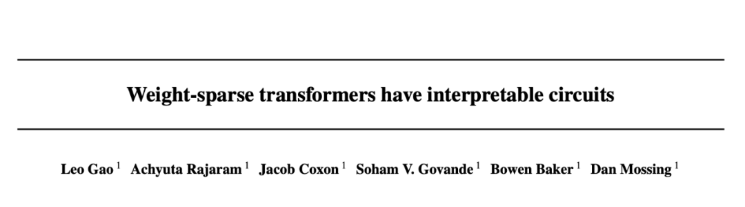OpenAI揭秘：Transformer模型可解释性新突破，稀疏结构开启AI新纪元！_可解释性 transformer 稀疏性-CSDN博客
