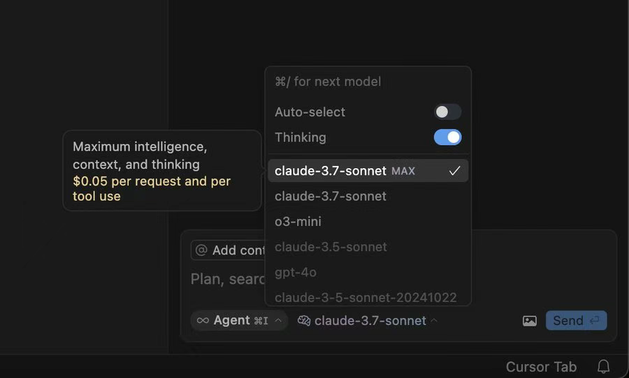 Cursor终于上线Claude Max了，被价格劝退了。。_cursor max 与没有max区别-CSDN博客