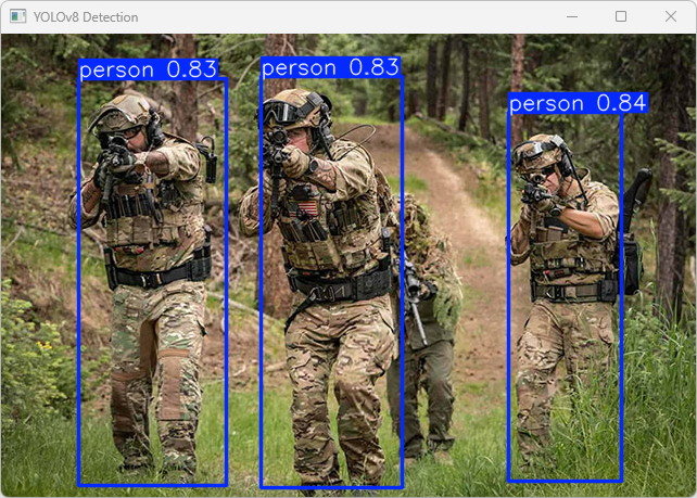基于YOLOv8深度学习迷彩军事人员和军用车辆检测系统(PyQt5界面+数据集+训练代码)_yolov8模型进行pyqt5界面设计-CSDN博客
