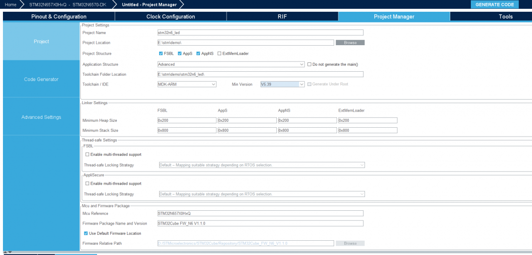 STM32N6]【STM32N6570-DK】+开发点灯_正点原子stm32n6-CSDN博客