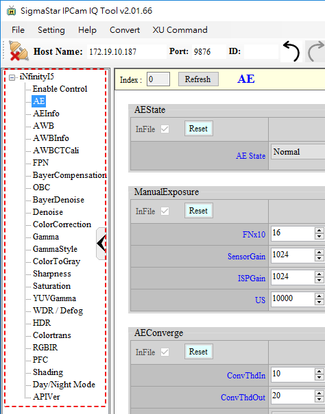 Sigmstar Comake D1 SSD2355 ISP API Tuning SOP之IQ Tool 使用_camera iq tuning tool-CSDN博客