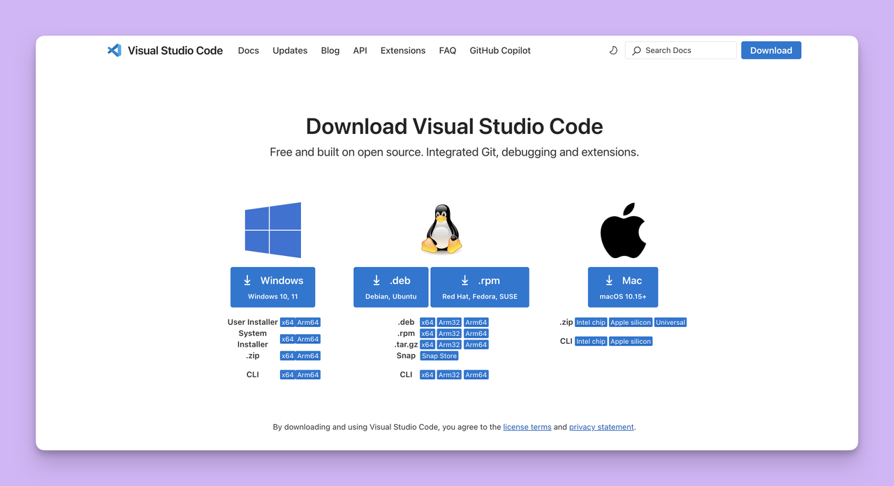 2025年 VSCode 安装下载以及安装教程（Mac & Windows & Linux）_dmg文件vscode-CSDN博客