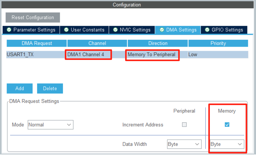 STM32CUBEMX 使用教程5 — DMA配置 & 串口结合DMA实现数据搬运_cubemx配置dma-CSDN博客