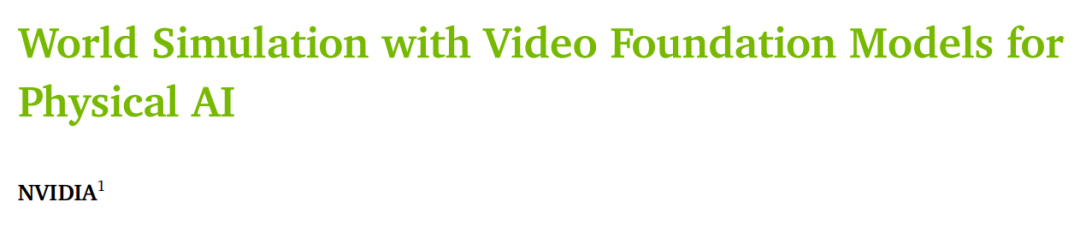 为物理AI打造世界模型！英伟达发布Cosmos-2.5：模型缩小3.5倍，性能媲美SOTA-CSDN博客