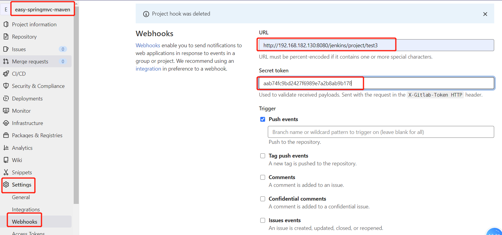 Jenkins+Gitlab webhook触发自动构建项目_gitlab webhook jenkins-CSDN博客