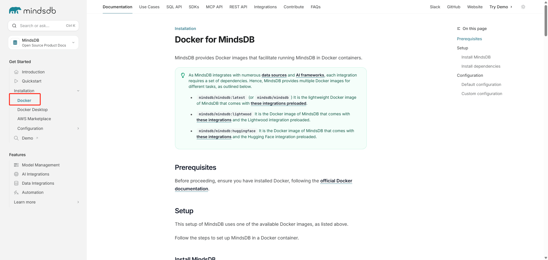 MindsDB快速启动_mindsdb docker-CSDN博客