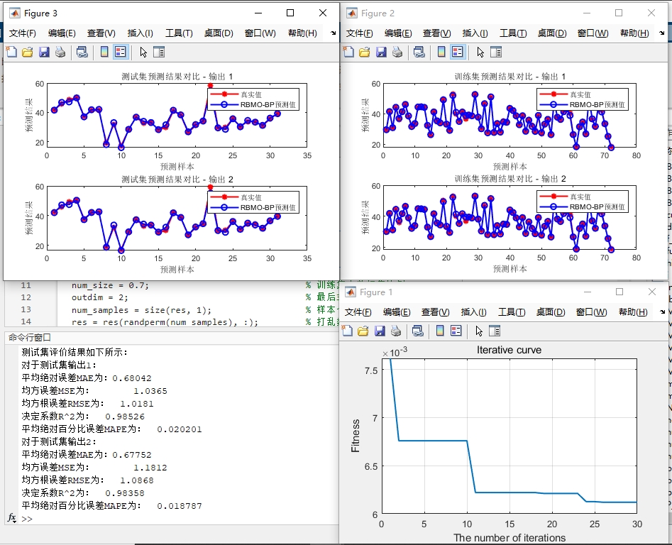 Matlab 基于红嘴蓝鹊算法优化BP神经网络(RBMO-BP)的数据多输出回归预测【24年新算法】_rbmo-bp算法进行医疗图像识别分类-CSDN博客