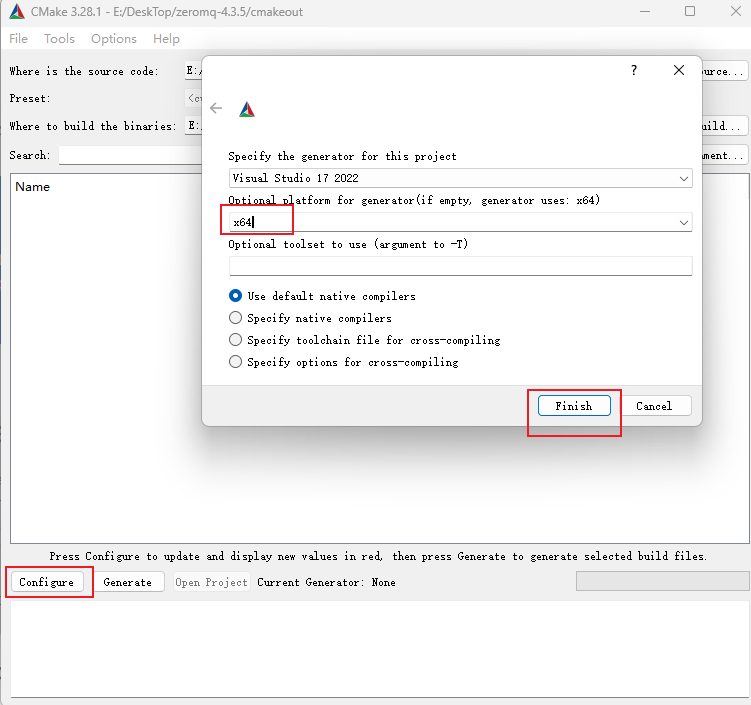 Windows下基于vs2022编译ZMQ库——libzmq_zeromq vs2022编译-CSDN博客
