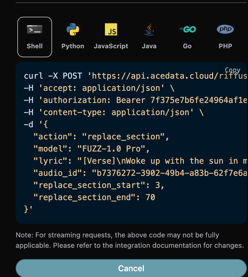 Riffusion Audios Generation API 对接说明-CSDN博客