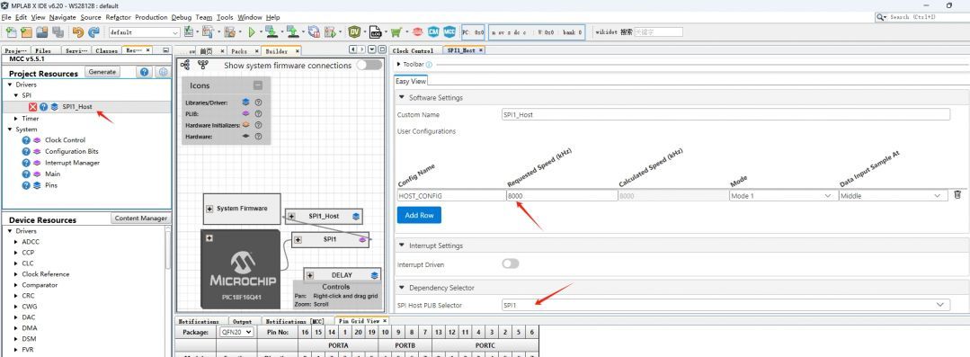 [PIC®/AVR®/dsPIC®产品]使用MCC配置SPI硬件驱动WS2812B灯环_mcc spi-CSDN博客