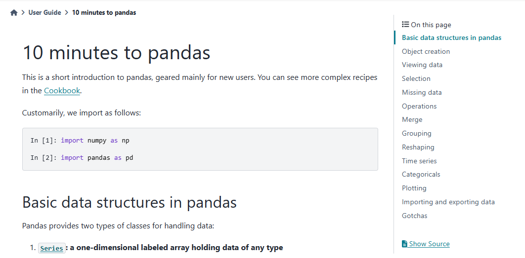 【Python】学习Pandas的几个好去处~-CSDN博客