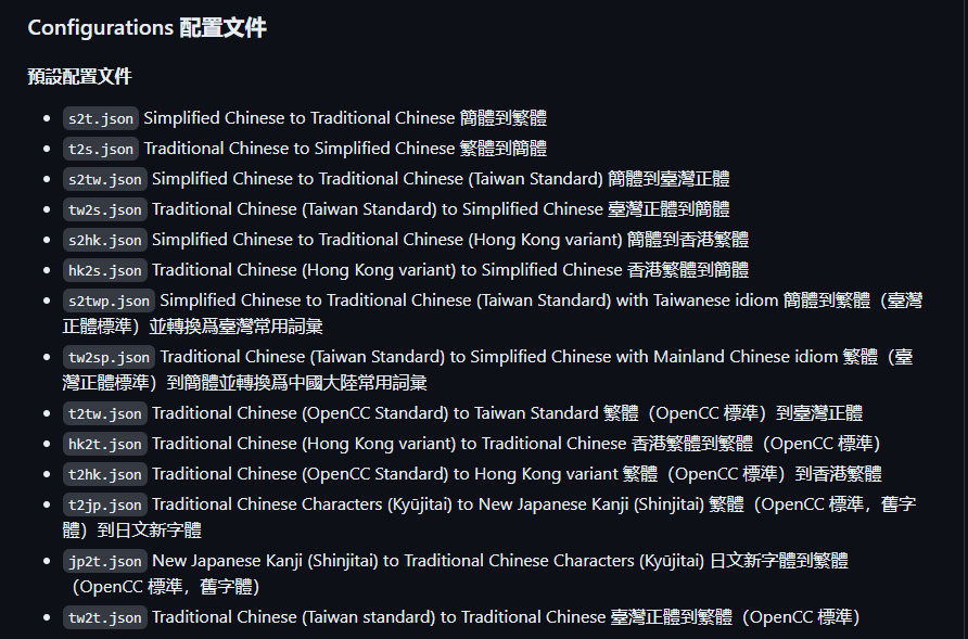 OpenCC-中文简繁转换工具-CSDN博客