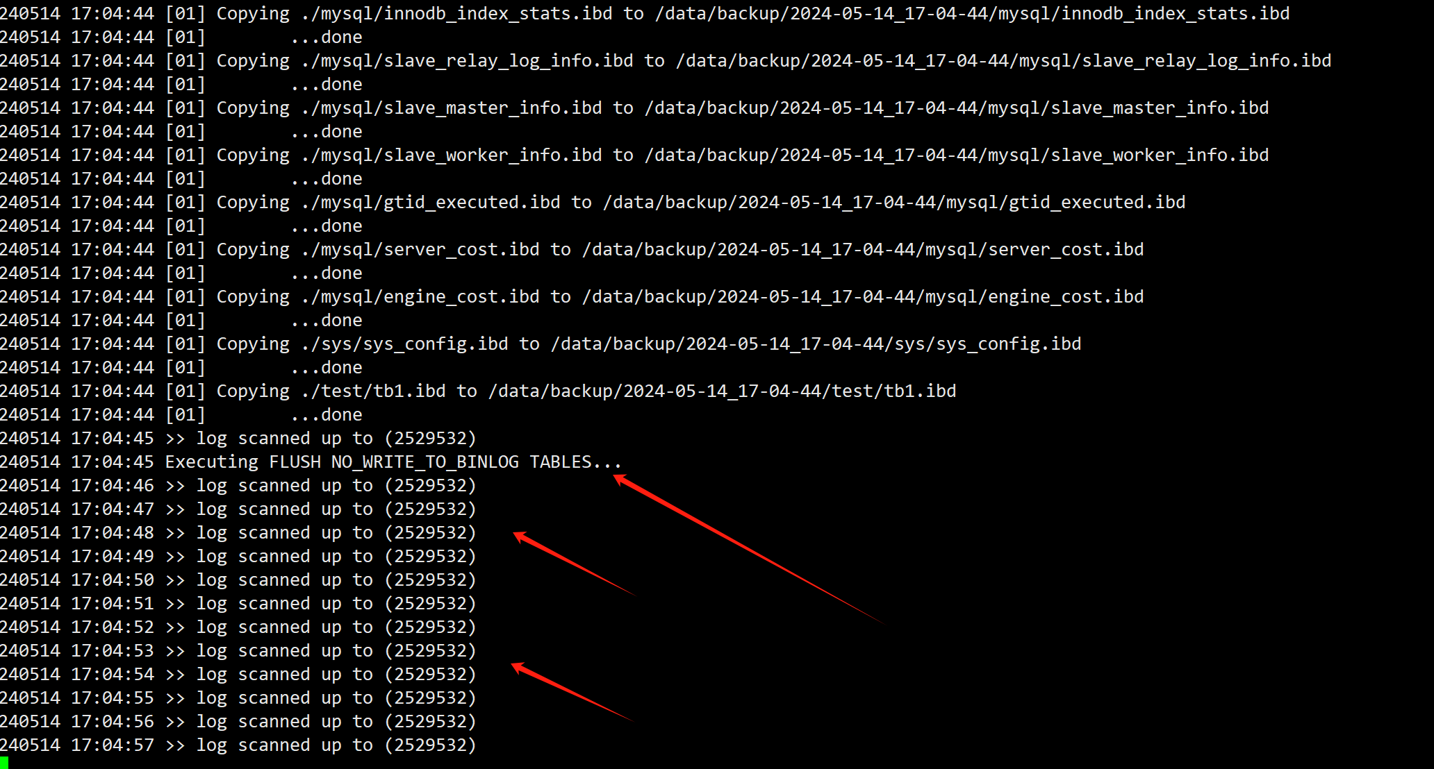 Xtrabackup备份阻塞测试以及优化思路_xtrabakcup 导致数据响应-CSDN博客