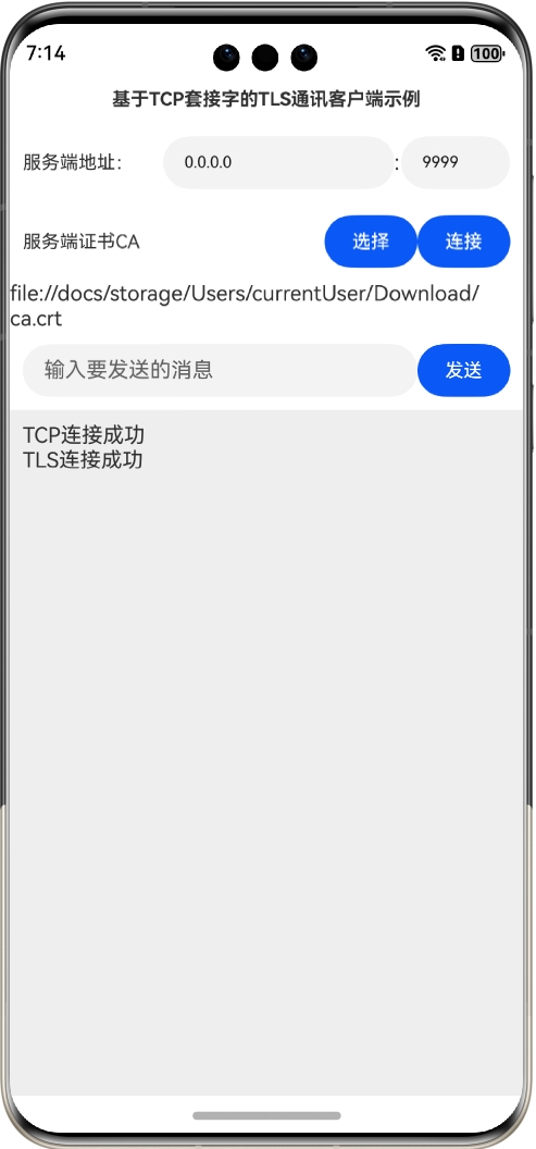 鸿蒙开发系列（HarmonyOS）基于TCP套接字的TLS通讯客户端示例演示_鸿蒙如何进行tcp连接-CSDN博客