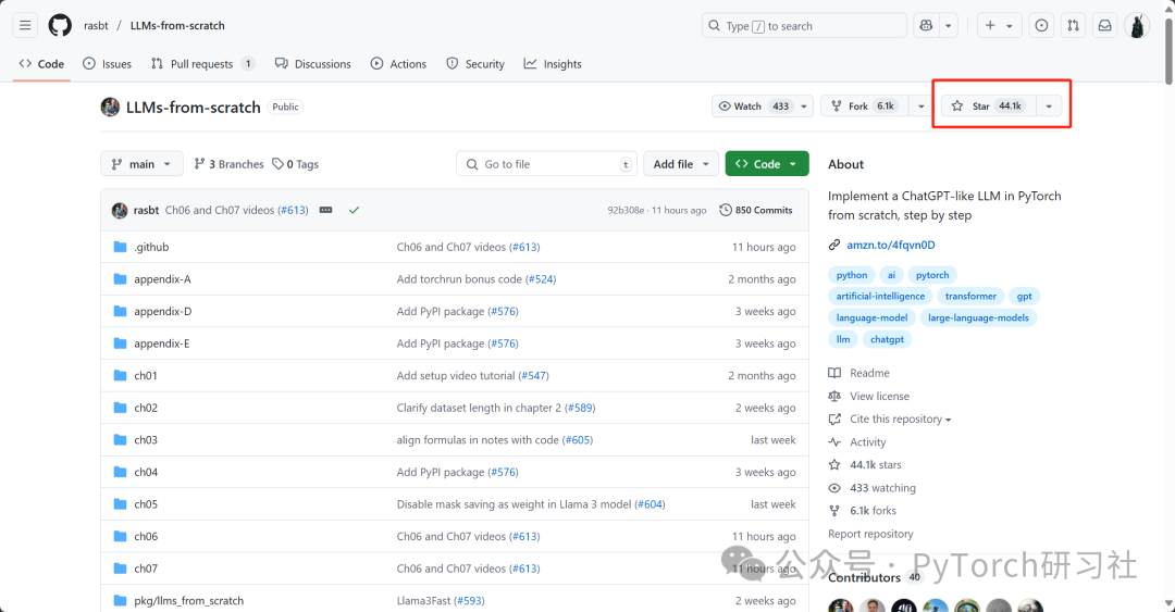从零开始构建大模型：GitHub超44K Star的大模型教程_如何从github上从零构建大模型的仓库连接-CSDN博客