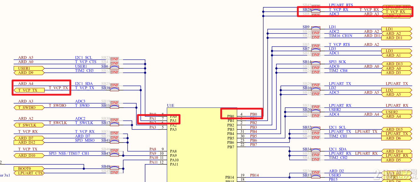 STM32WB]【STM32WB09KE测评】点灯 与 串口输出_stm32wb09ke原理图-CSDN博客