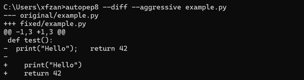 Python 第三方库：autopep8（代码格式化工具）-CSDN博客