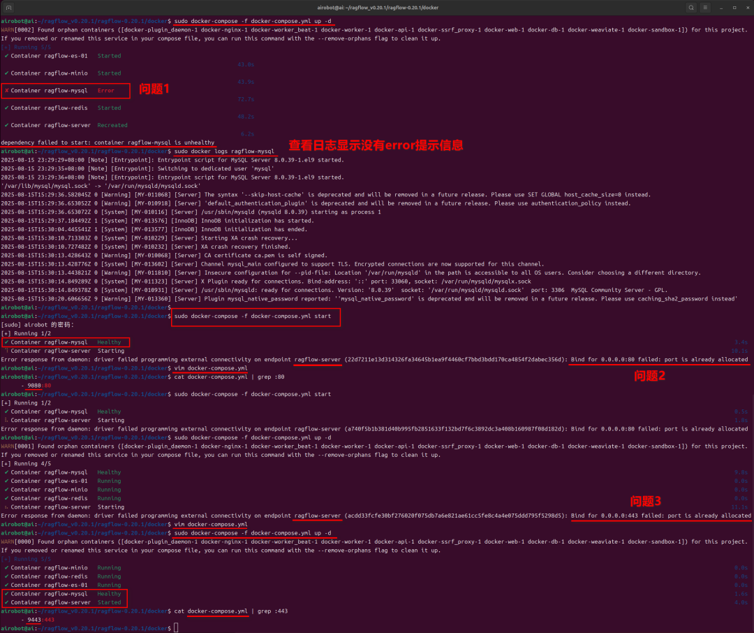 基于 Docker 零基础本地快速安装 RAGFlow，大模型入门到精通，收藏这篇就足够了！_ragflow docker-CSDN博客