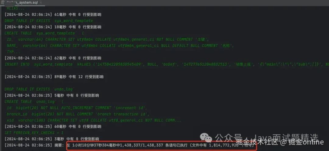 执行大文件SQL：IDEA 比 Navicat 效率高？_idea 数据库管理工具和navicat 相对比-CSDN博客