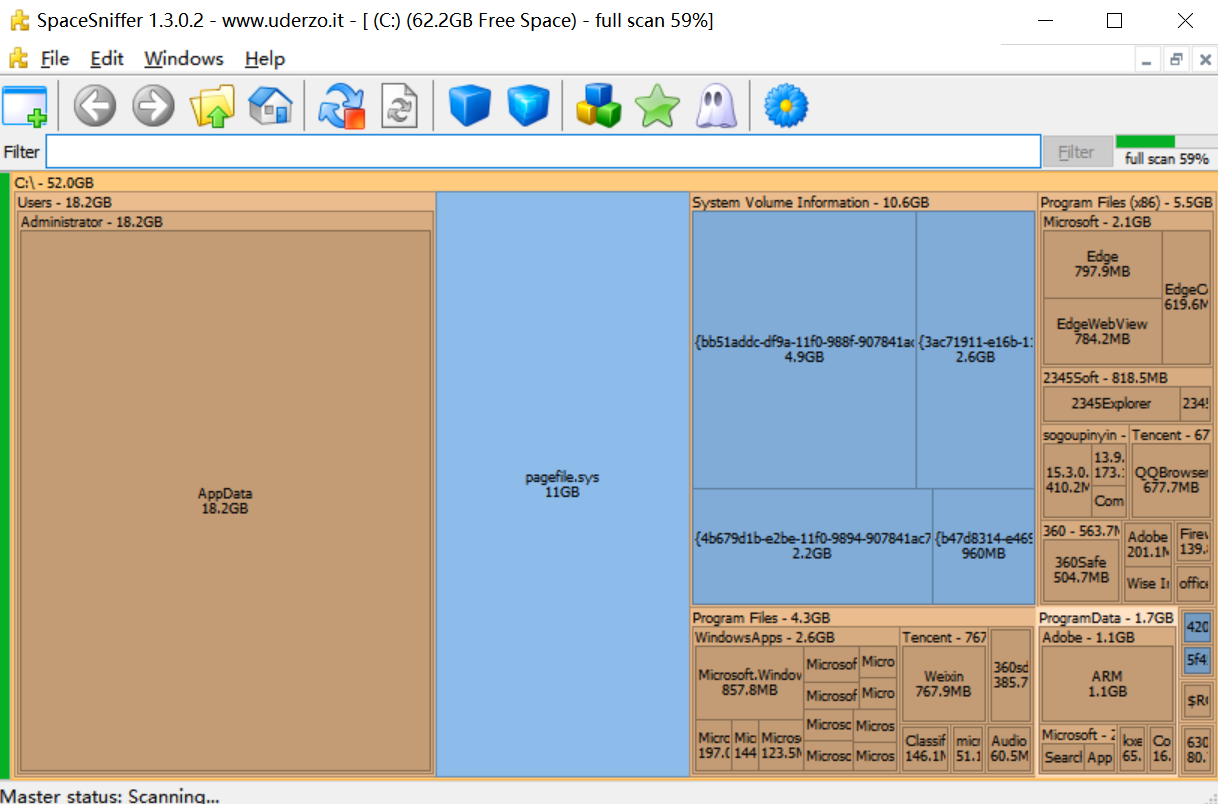 SpaceSniffer免费下载和安装及使用教程（附电脑版安装包，非常详细）_spacesniffer使用教程-CSDN博客