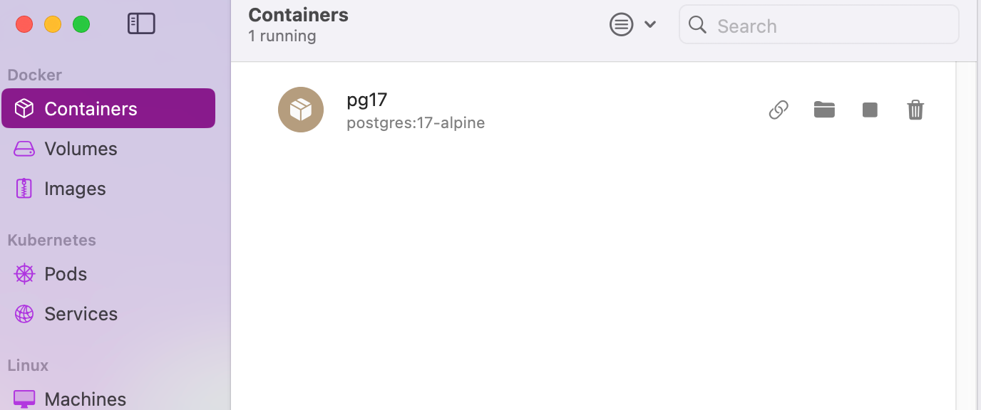 在orbstack上的Docker安装PostgreSQL_orbstack 配置docker仓库-CSDN博客