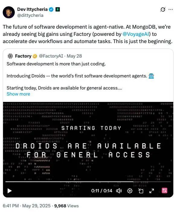 颠覆 Cursor，AI 编程不再需要 IDE！用并行智能体重构开发范式，MongoDB CEO 高调站台_mongodb 智能体-CSDN博客