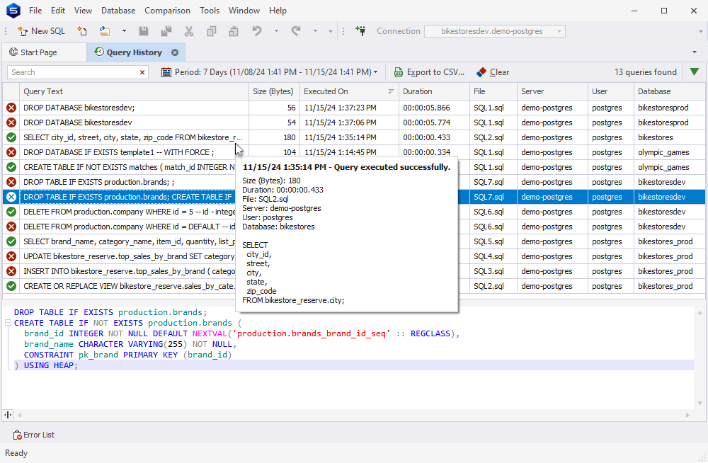 dbForge Studio for PostgreSQL更新至v3.2，新增大量智能数据生成器等-CSDN博客