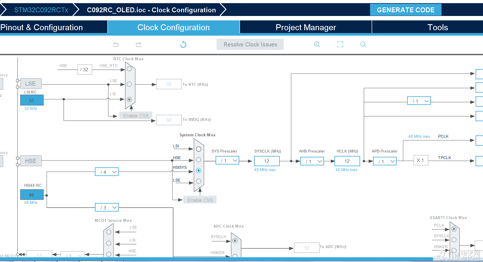 【STM32C092RC 测评】+ STM32C092开发板环境搭建和OLED驱动显示屏实验-CSDN博客