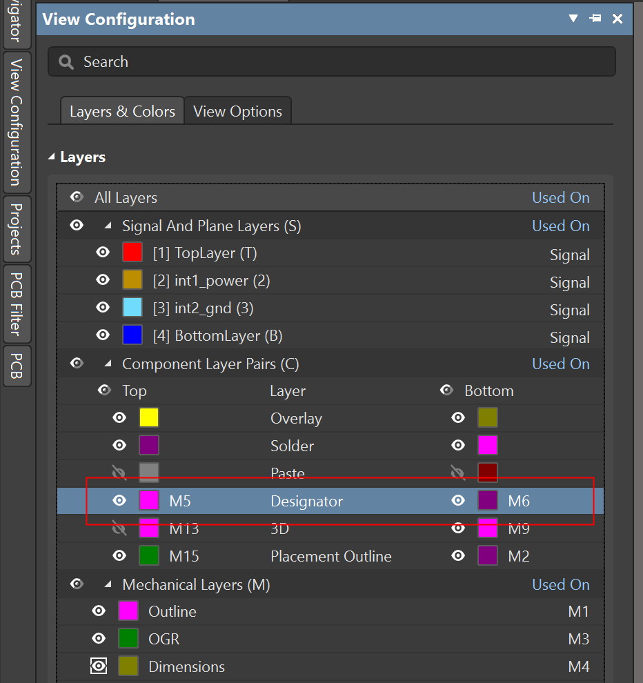 【Altium】使用层对（Layer Pair）在机械层显示元件位号_layer pair和by layer-CSDN博客