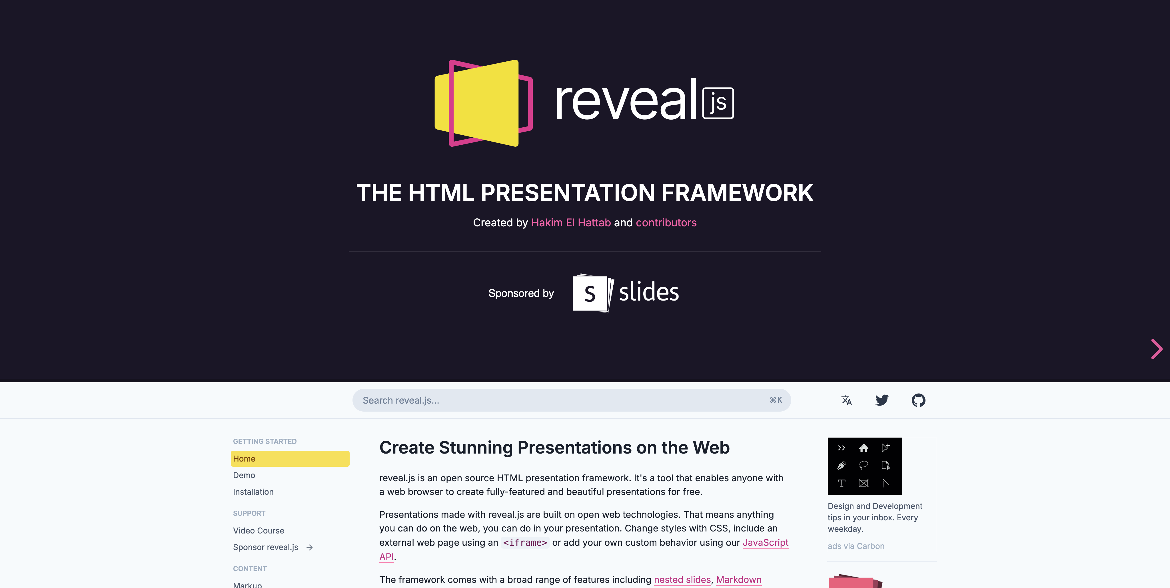 Reveal.js：网页里面的PPT神器-CSDN博客