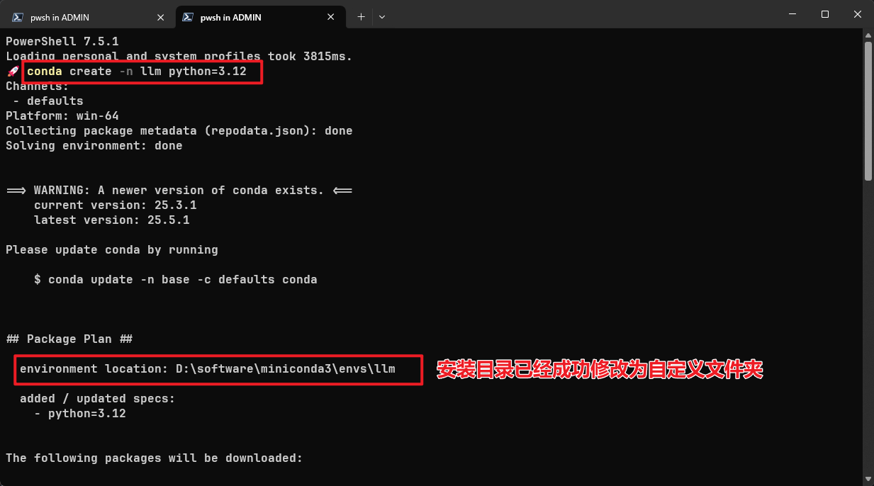 解决新创建的conda环境在C:\Users\xxx\.conda\envs，而不在自定义的conda安装目录下的envs中_conda 下 ...