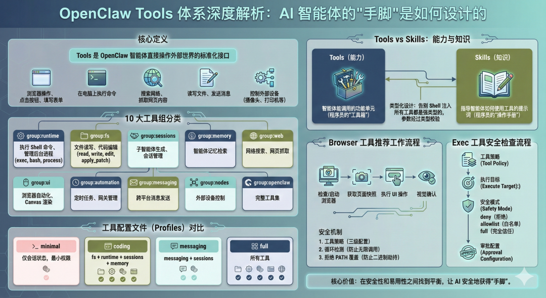 周红伟：OpenClaw Tools 深度解析：20+ 工具 × 3 层防护，让你的小龙虾安全地“动手动脚“-CSDN博客