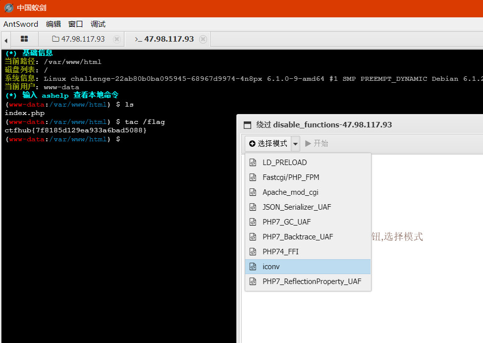 ctfhub disable_functions_蚁剑添加插件-CSDN博客