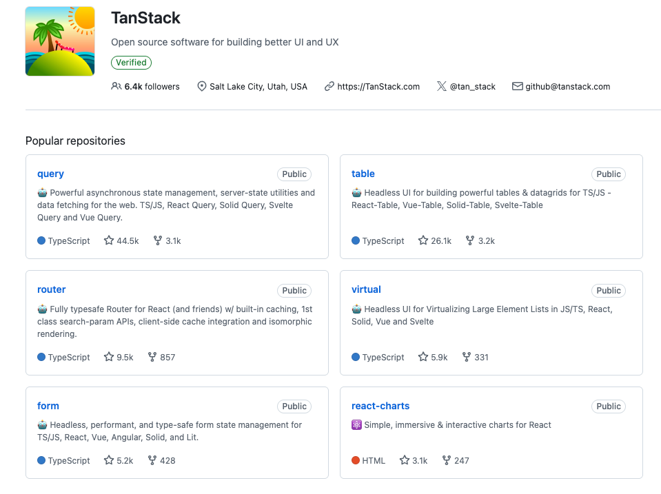 TanStack：一套为现代 Web 开发打造的强大、无头且类型安全的库集合_tanstack router vue-CSDN博客