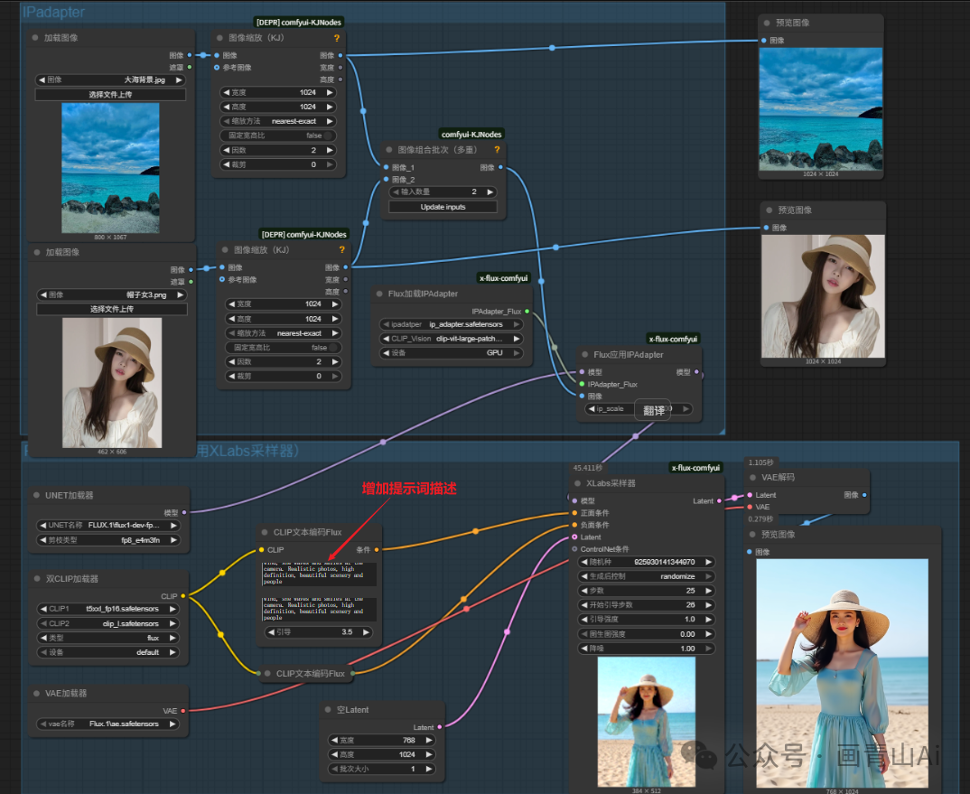 Flux.1模型在comfyUI生态中IP-Adapter的应用详解_comfyui load flux ipadatpter clip vision ipadapter-CSDN博客