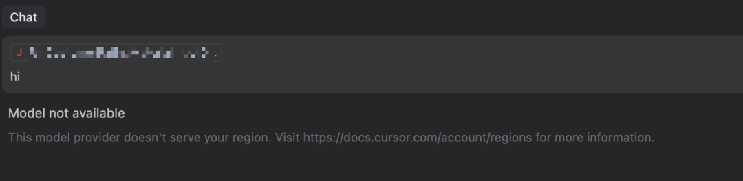 Cursor 提示：This model provider doesn‘t serve your region 的解决办法-CSDN博客