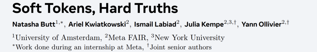 Meta提出Soft Tokens, Hard Truths：如何让大模型推理更稳健、更泛化？-CSDN博客
