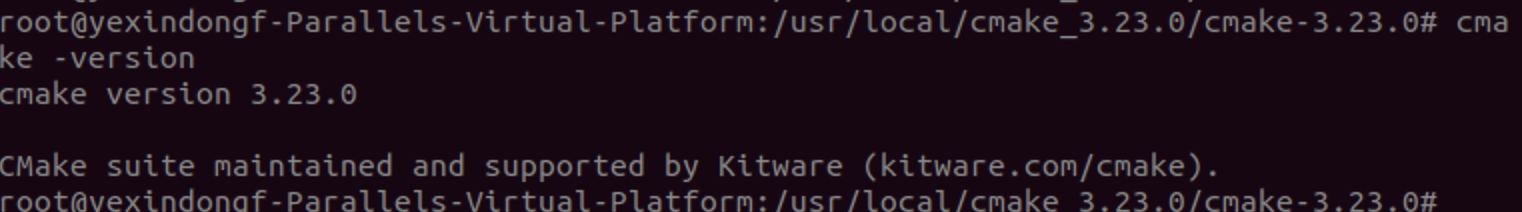 ubuntu安装 cmake 3.23.0_linux 安装cmake3.23-CSDN博客