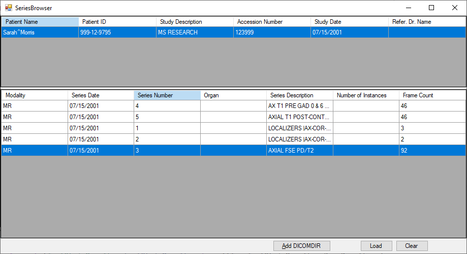 LEADTOOLS 使用对话框加载 DICOMDIR-WinForms C# .NET 6-CSDN博客