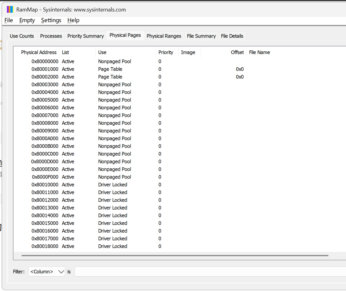 RAMMap 微软官方推出的轻量型内存分析工具-CSDN博客