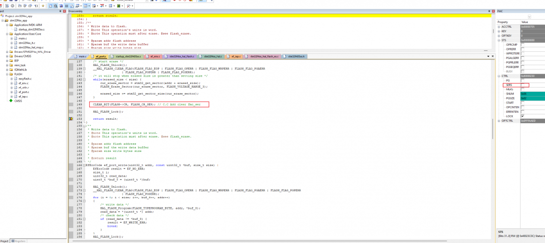在APM32F407上使用EasyFlash库函数卡死的解决方法_apm32f407 写flash 失败-CSDN博客