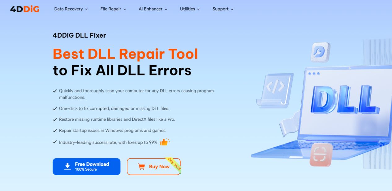 dll修复工具哪个好？电脑大神都在推这些_4ddig dll fixer-CSDN博客