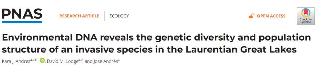 PNAS | eDNA 技术在入侵生物研究中的突破性应用-CSDN博客