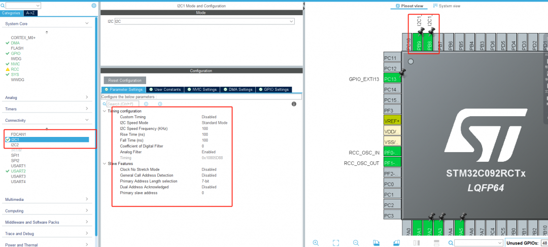【STM32C092RC 测评】+10使用硬件IIC驱动OLED屏幕_stm32c092c 正点-CSDN博客